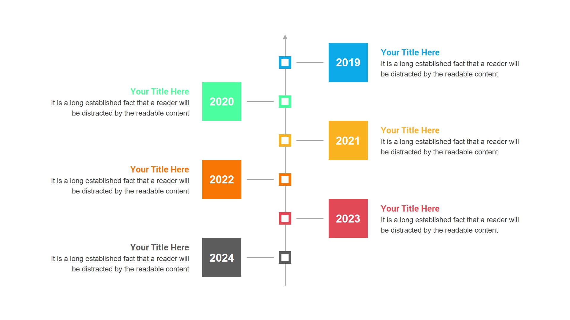 Editable Timeline Template