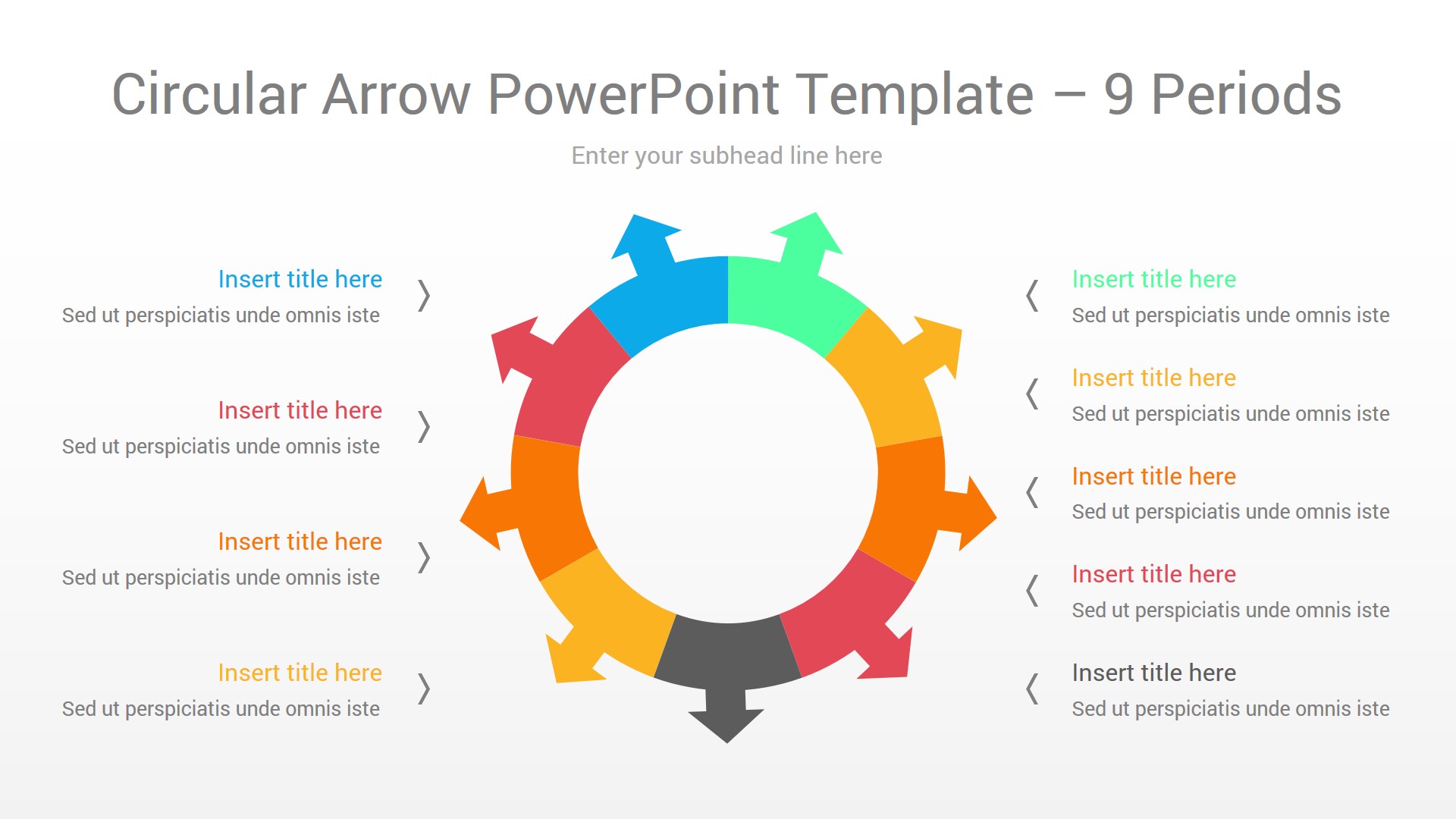 Circular Arrow Powerpoint