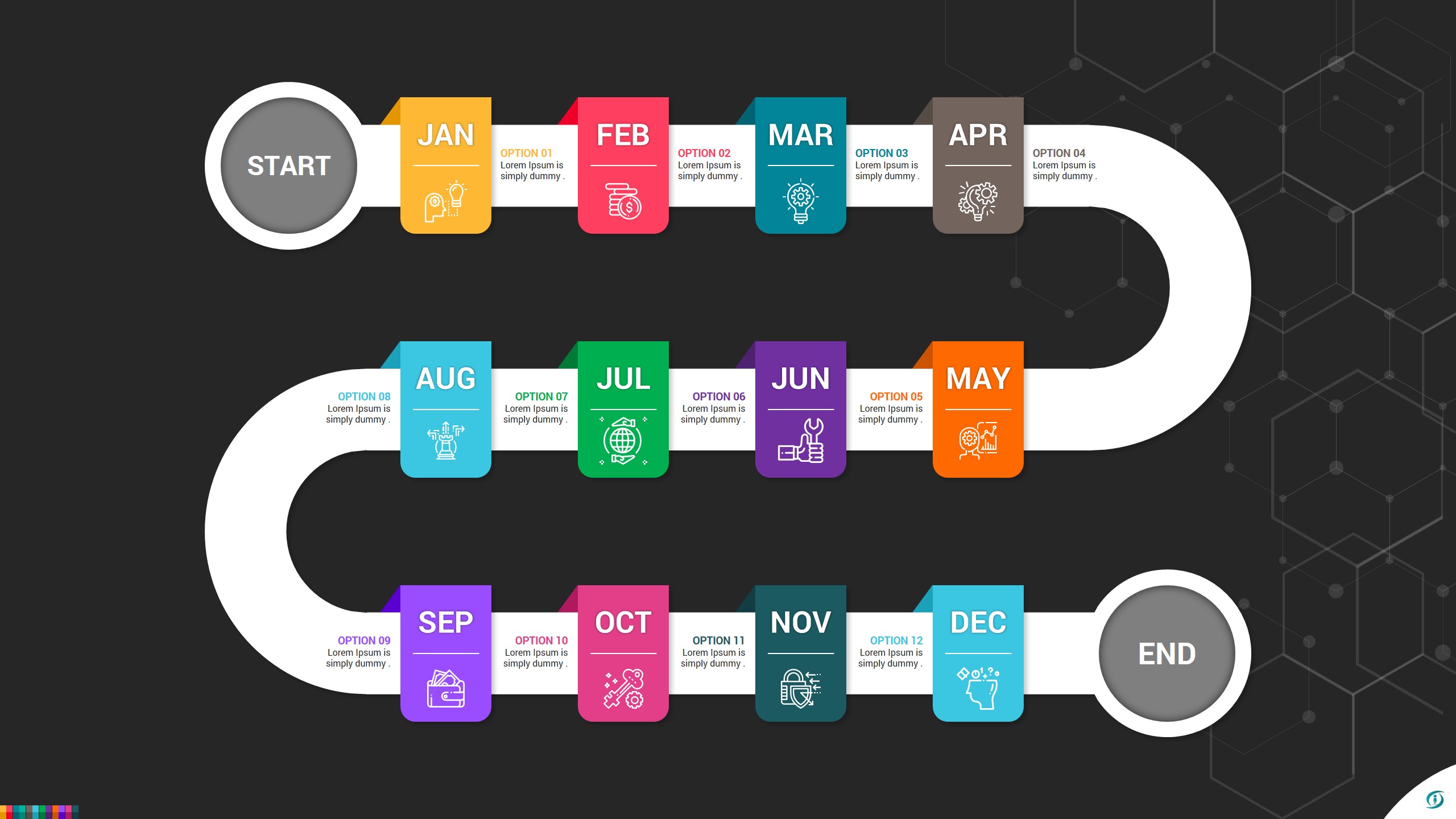 Free Roadmap Powerpoint Template