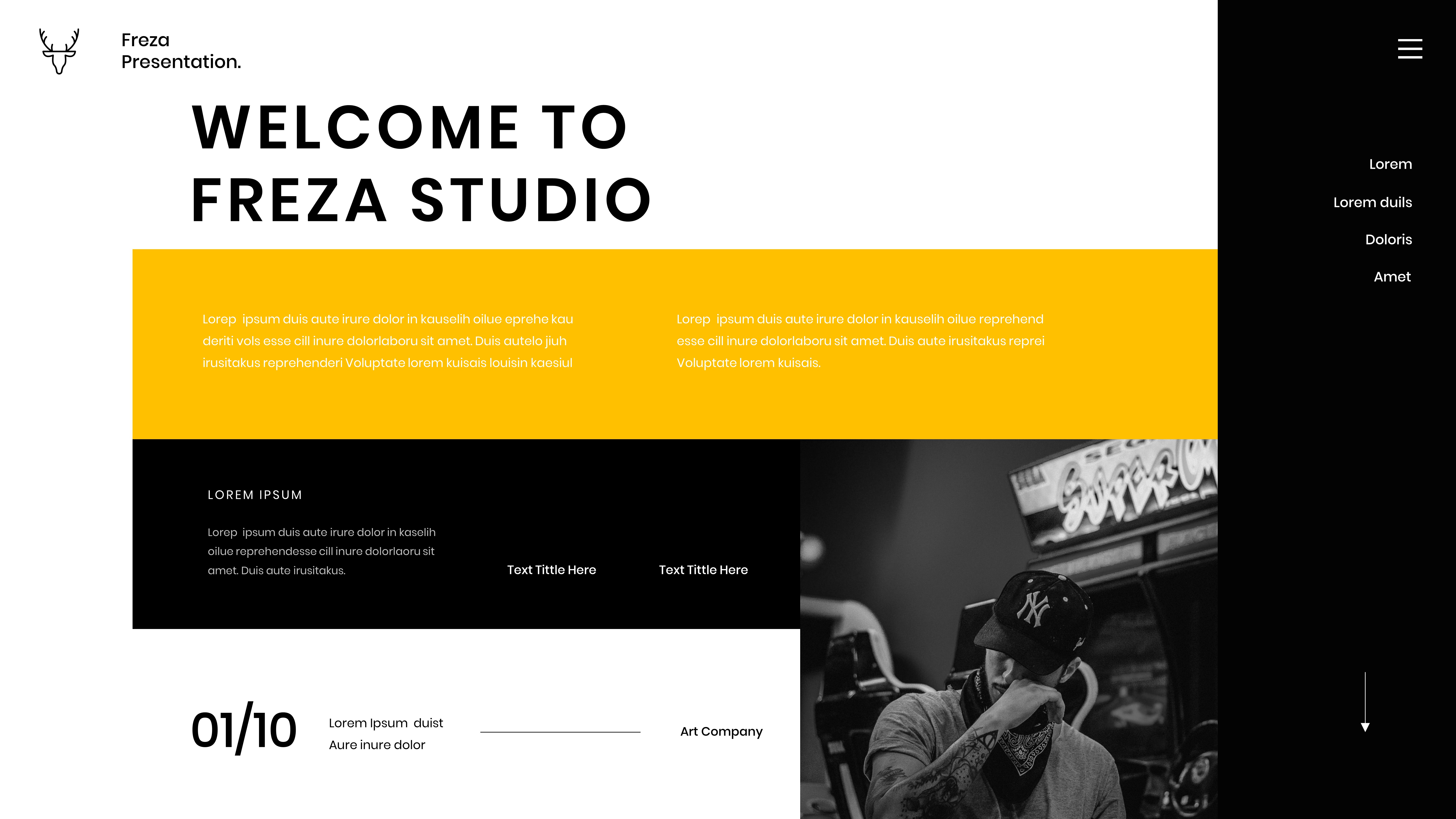 Freza Business PowerPoint Template | CiloArt
